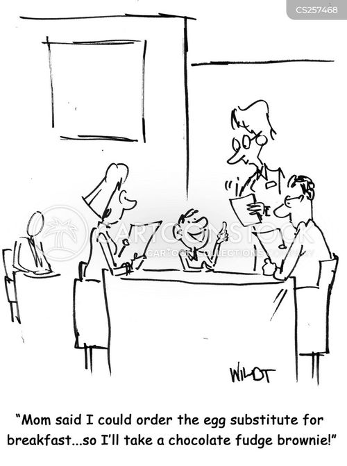 Family Breakfast Cartoons and Comics - funny pictures from CartoonStock