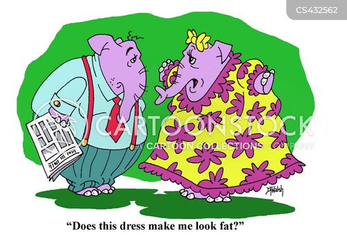 Obese Cartoon Elephant