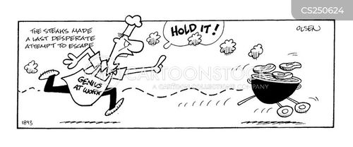 Beef Steak Cartoons and Comics - funny pictures from CartoonStock