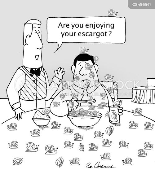 Escargot Cartoons and Comics - funny pictures from CartoonStock