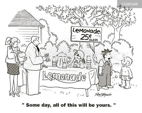 Lemonades Stands Cartoons and Comics - funny pictures from CartoonStock