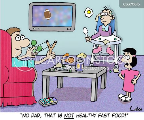Food Encouragement Cartoons and Comics - funny pictures from CartoonStock