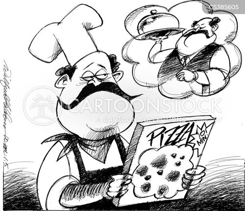 Pizza Chef Cartoons and Comics - funny pictures from CartoonStock