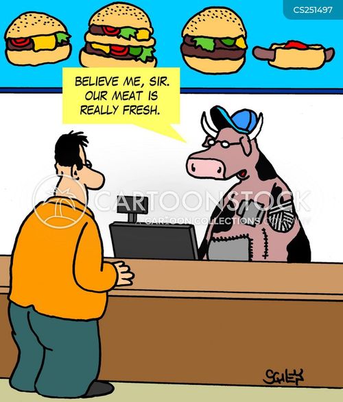Fresh Meat Cartoons and Comics - funny pictures from CartoonStock
