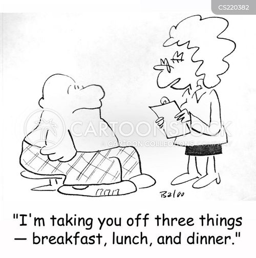 Comfort Breakfast Cartoons and Comics - funny pictures from CartoonStock