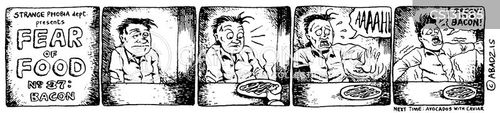 Fear Of Food Cartoons and Comics - funny pictures from CartoonStock