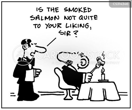 Smoked Salmon Cartoons and Comics - funny pictures from CartoonStock
