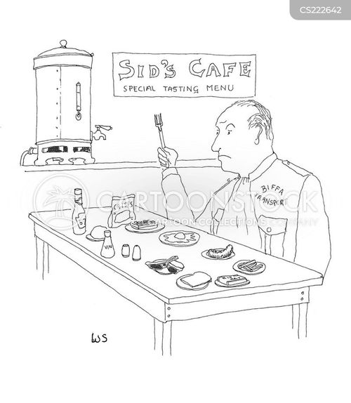 Tasting Menu Cartoons and Comics - funny pictures from CartoonStock