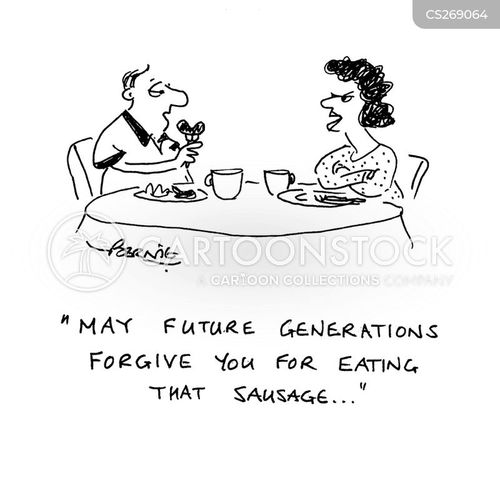 Meat Eating Cartoons and Comics - funny pictures from CartoonStock