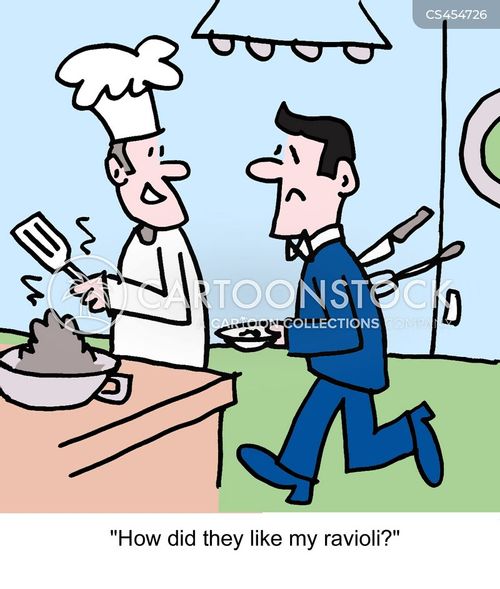 Ravioli Cartoons and Comics - funny pictures from CartoonStock