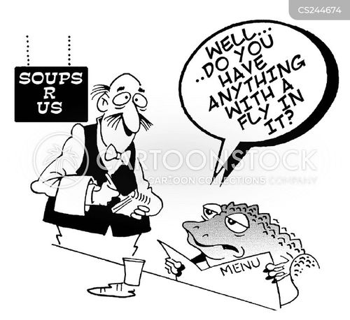 Fly-eating Frogs Cartoons and Comics - funny pictures from CartoonStock