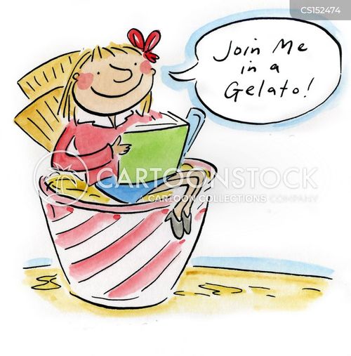 Gelato Cartoons and Comics - funny pictures from CartoonStock