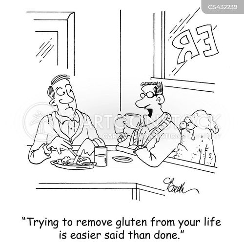 Gluten Cartoons and Comics - funny pictures from CartoonStock