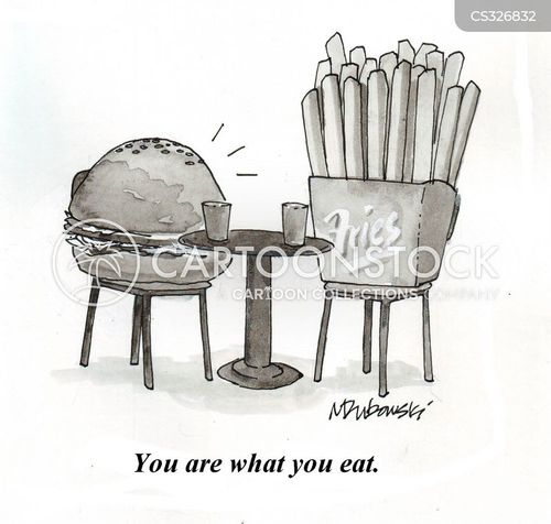You Are What You Eat Cartoon