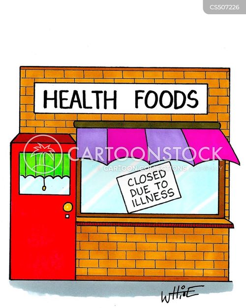 Health Food Shop Cartoons and Comics - funny pictures from CartoonStock