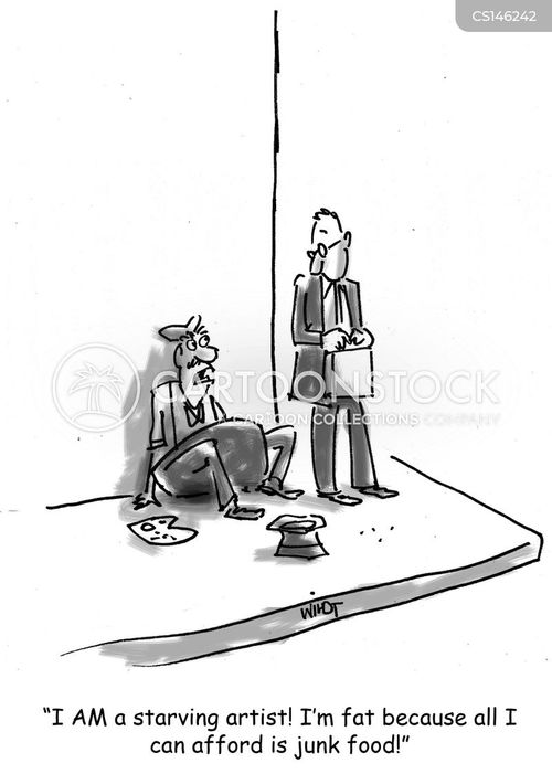 Starving Artist Cartoons and Comics - funny pictures from CartoonStock
