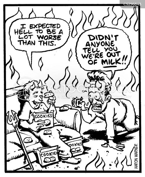 Expectations Of Hell Cartoons and Comics - funny pictures from CartoonStock