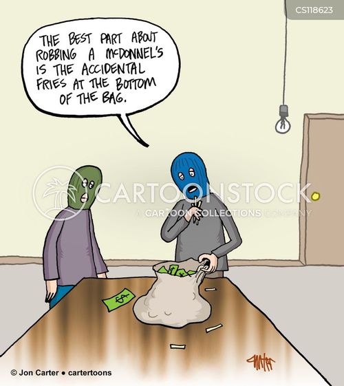 Armed Robberies Cartoons and Comics - funny pictures from CartoonStock