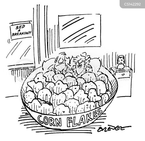 Cornflakes Cartoons and Comics - funny pictures from CartoonStock