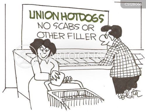 Scab Cartoons and Comics - funny pictures from CartoonStock