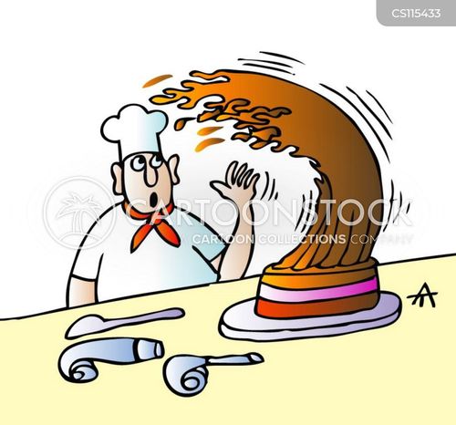Cake Icing Cartoons and Comics - funny pictures from CartoonStock