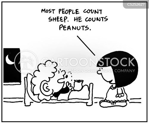Sheep Counting Cartoons and Comics - funny pictures from CartoonStock