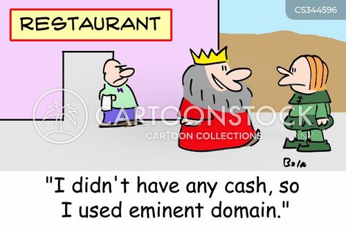 Eminent Domain Cartoons and Comics - funny pictures from CartoonStock
