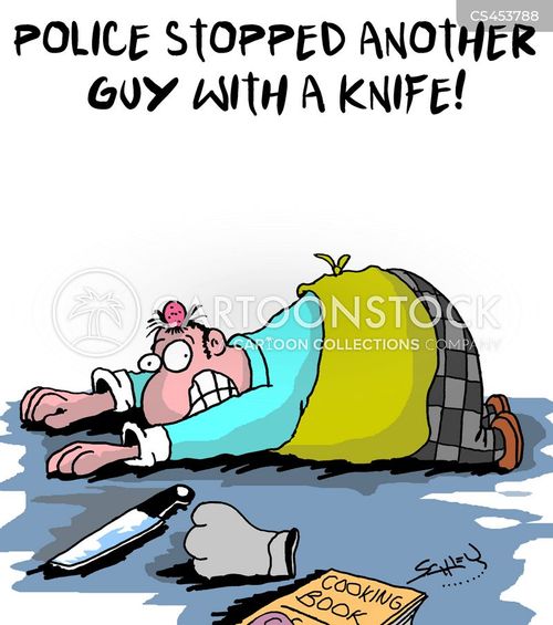 Knife Cartoons and Comics - funny pictures from CartoonStock
