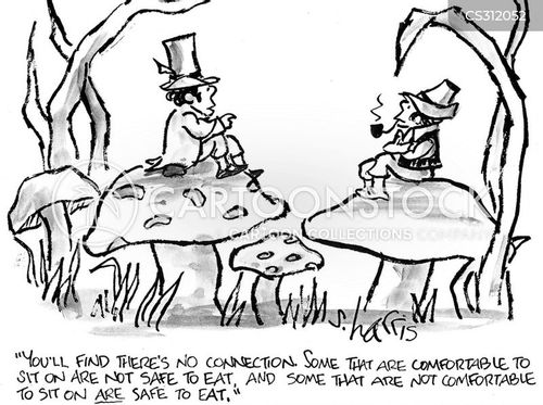 Eating Mushrooms Cartoons and Comics - funny pictures from CartoonStock