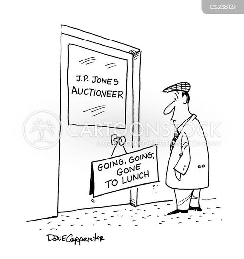 Auctioneer Cartoons and Comics - funny pictures from CartoonStock