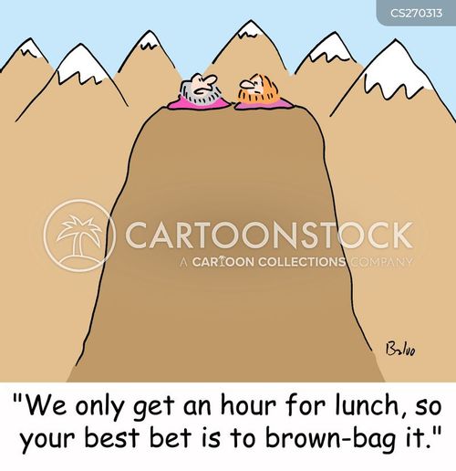 Eating Lunch Cartoons and Comics - funny pictures from CartoonStock