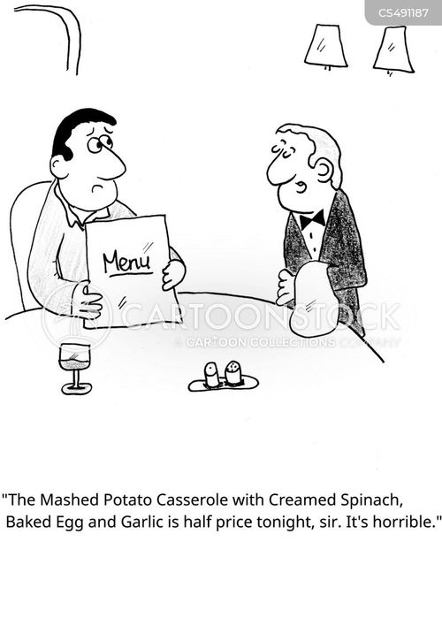 Restaurant Menu Cartoons and Comics - funny pictures from CartoonStock