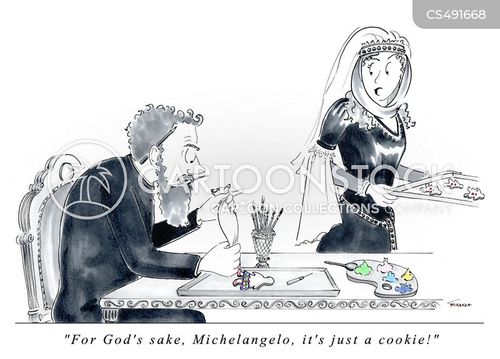 Renaissance Artist Cartoons and Comics - funny pictures from CartoonStock