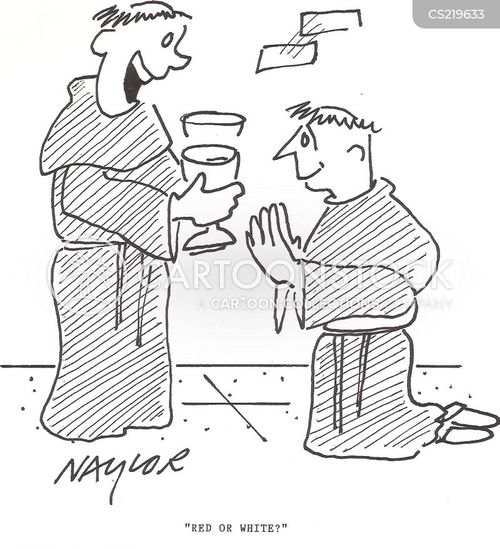 Communion Wine Cartoons and Comics - funny pictures from CartoonStock