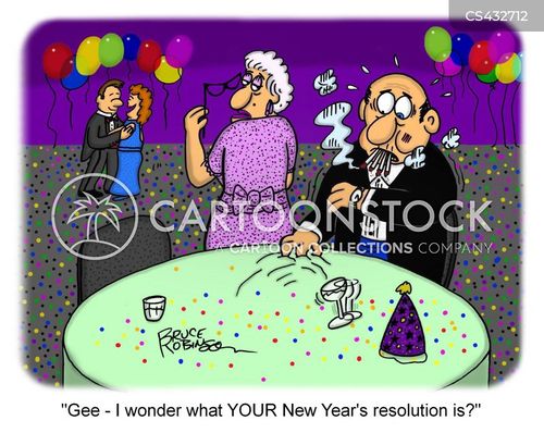 New Year's Party Cartoons and Comics - funny pictures from CartoonStock