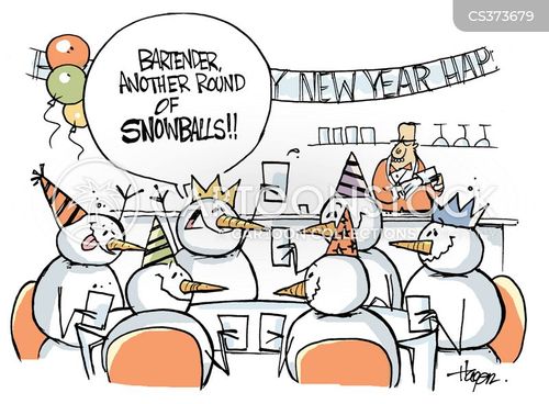 New Year's Parties Cartoons and Comics - funny pictures from CartoonStock