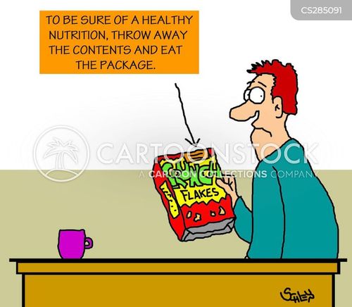 Nutritional Content Cartoons and Comics - funny pictures from CartoonStock