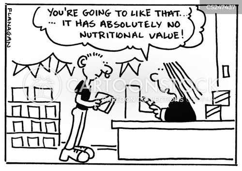 Nutritional Value Cartoons and Comics - funny pictures from CartoonStock