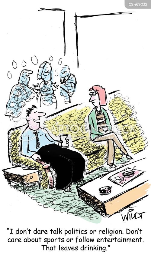 Conversation Topic Cartoons and Comics - funny pictures from CartoonStock