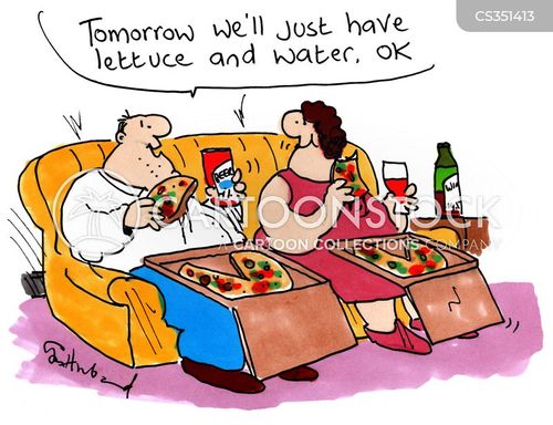 Takeaway Food Cartoons and Comics - funny pictures from CartoonStock