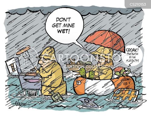 Rained Cartoons and Comics - funny pictures from CartoonStock