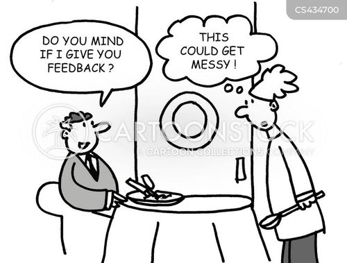 Feedback Card Cartoons and Comics - funny pictures from CartoonStock