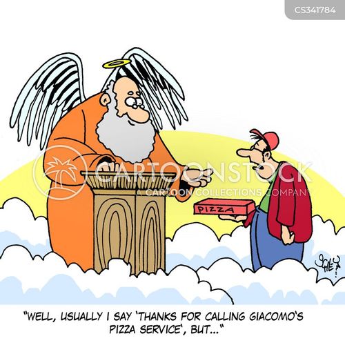 Funny Pizza Cartoons
