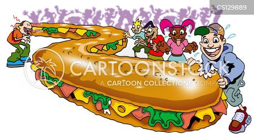 Big Food Cartoons and Comics - funny pictures from CartoonStock