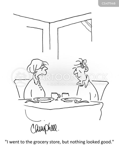 Grocery Store Cartoons and Comics - funny pictures from CartoonStock