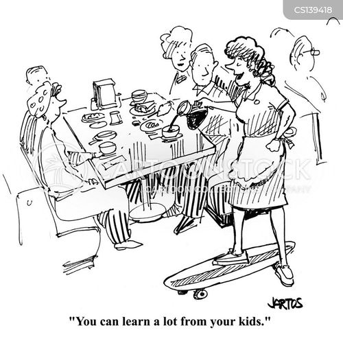 Serving Food Cartoons and Comics - funny pictures from CartoonStock