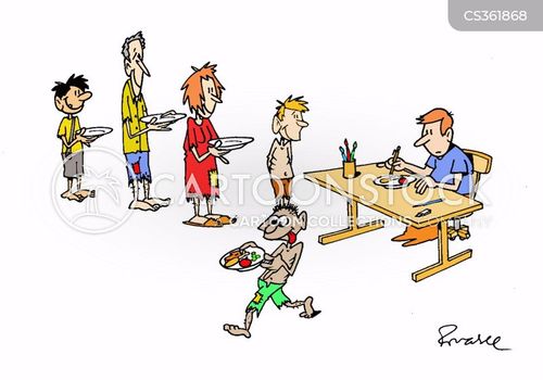 School Dinners Cartoons and Comics - funny pictures from CartoonStock