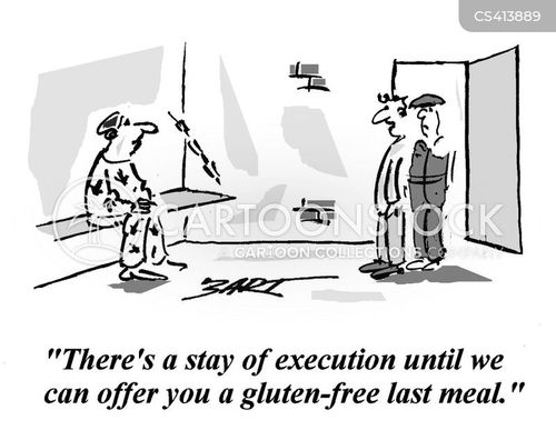 Stay Of Execution Cartoons and Comics - funny pictures from CartoonStock