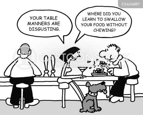 Bad Table Manners Clipart