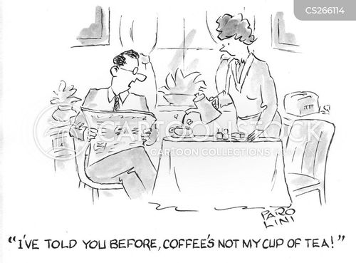 Cups Of Tea Cartoons and Comics - funny pictures from CartoonStock
